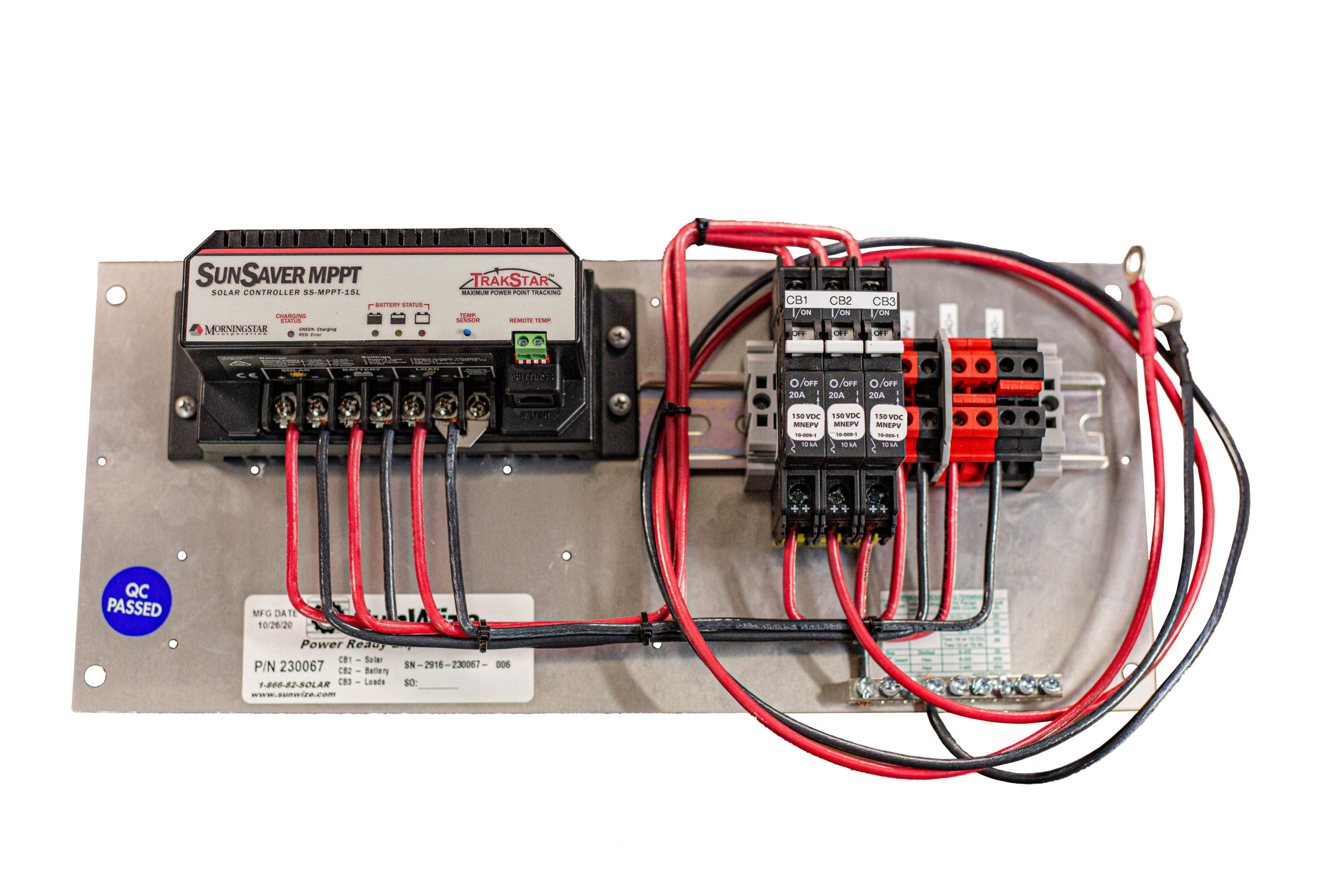 230067 - PR Express Panel SS-MPPT-15A, 12/24 Volts - SunWize
