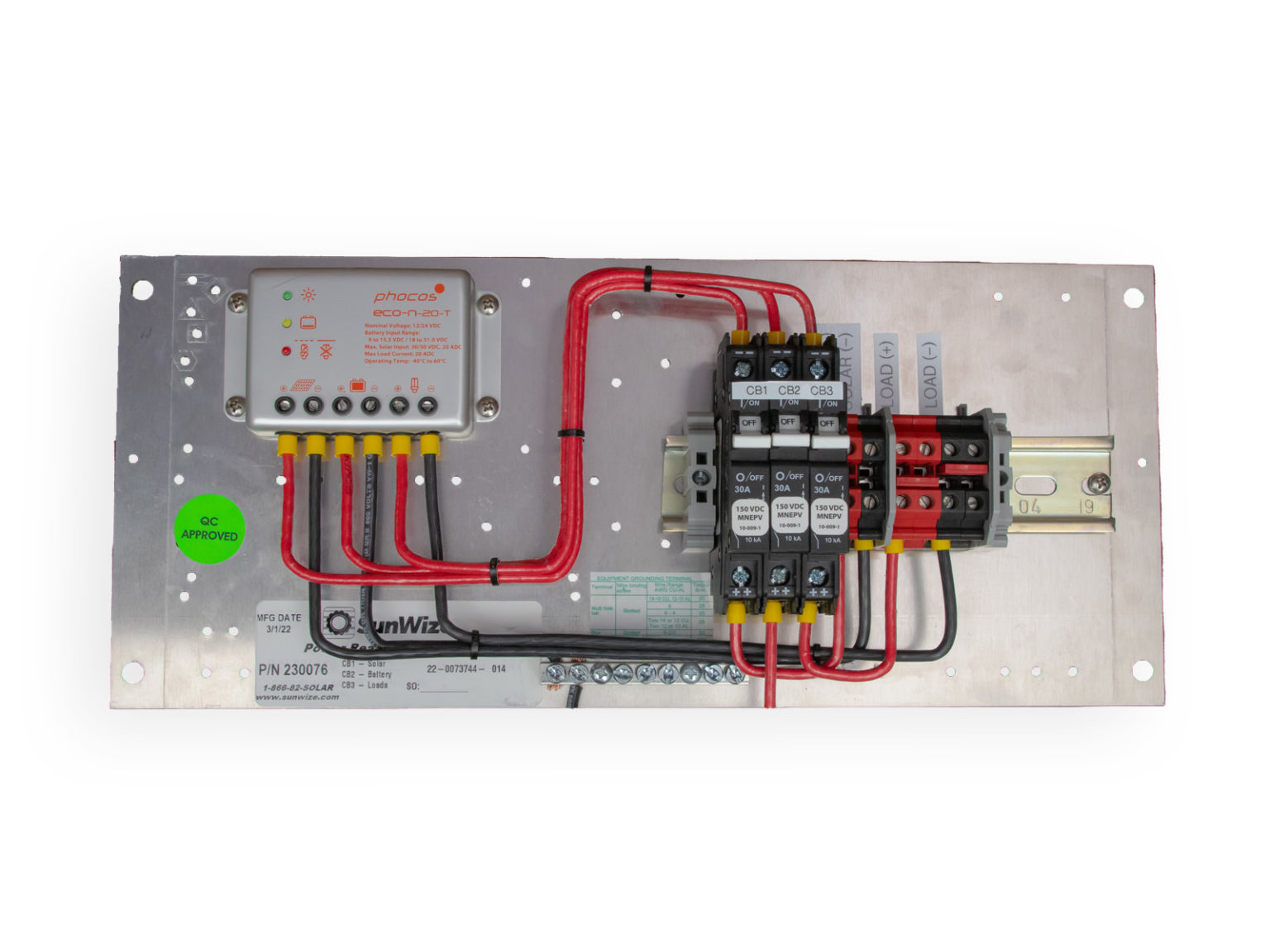 Custom Solar & Controls Panels for Industrial Applications | SunWize