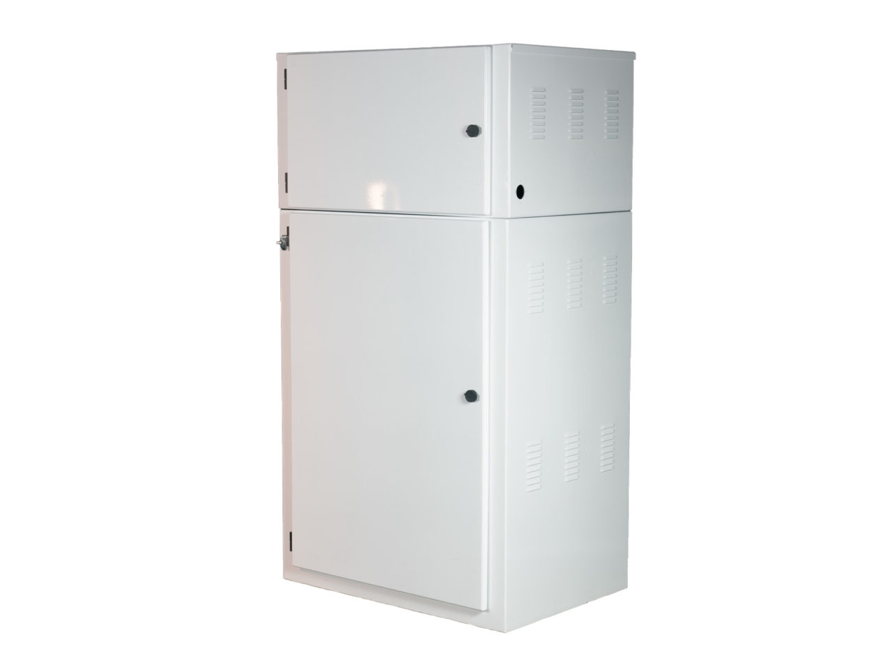 UPS Enclosure: NEMA3R, 66"H x 36.5"W x 27.25"D - x16 batteries