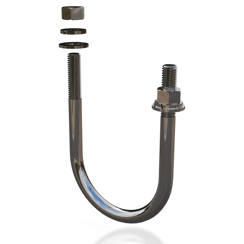 U-Bolt Kits for 2" to 6" Diameter Poles | SunWize | Power Independence