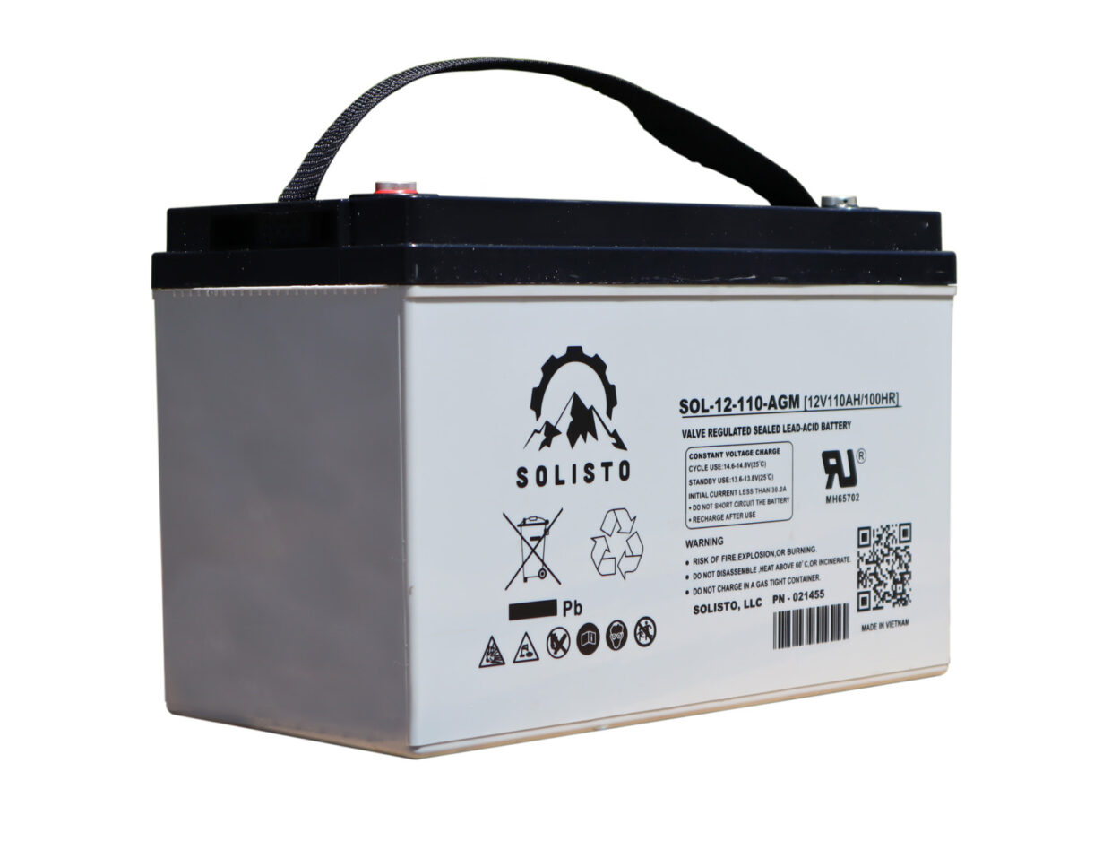 Solisto SOL-12-110-AGM-T Solar Battery ⚡️ SunWize
